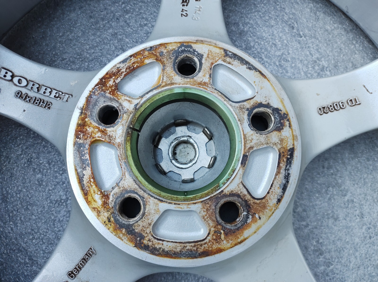 18" Borbet Type T Aluminum Wheel Rim | 5x114.3 | 42 Offset | 9" Width ...