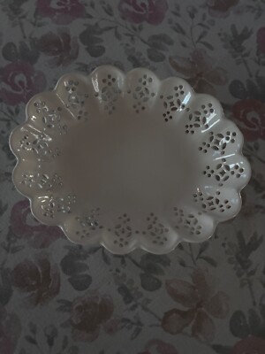 Leedsware Classic Creamware England Pierced design bowl | eBay