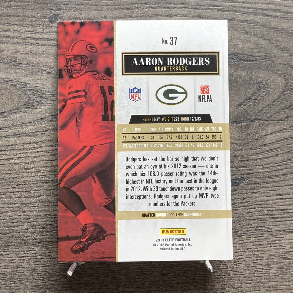 2013 Elite #37 Aaron Rodgers | eBay