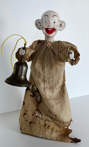 1896 Genuine, Scarce Yellow Kid Mechanical Doll, Bell-Ringer ~Yellow ...
