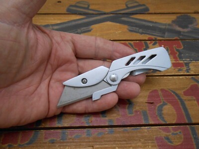 Gerber EAB Lite Knife Liner Lock Plain Edge Replaceable Blade | eBay