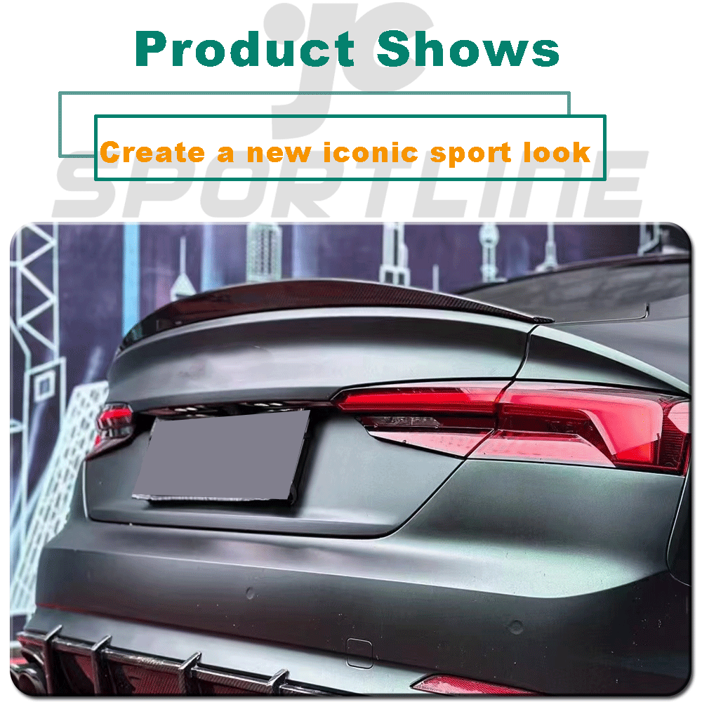 For Audi A5 S Line S5 RS5 Sportback 2018-23 Real Carbon Rear Trunk ...