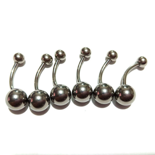 20pcs Belly Button Bar Navel Ring Bars Stainless Steel Body Piercing ...