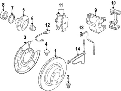 BMW 34526870076 GENUINE OEM ABS SENSOR | eBay