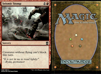 Magic the Gathering -MTG- Seismic Stomp Foil | eBay