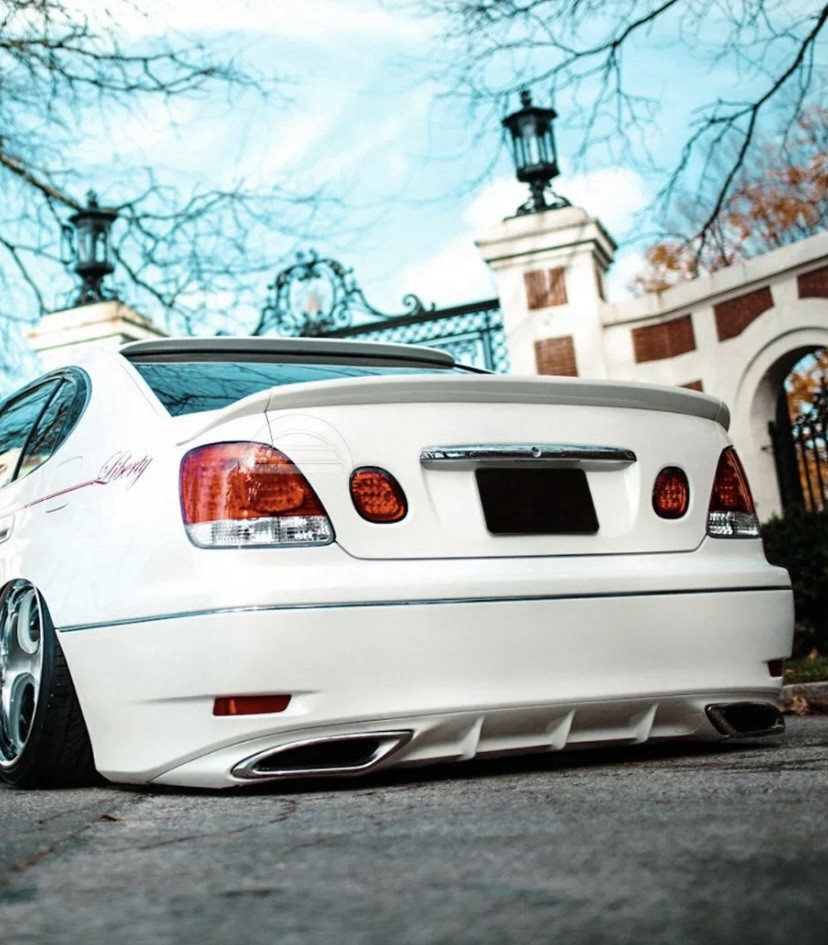 Trunk spoiler Junction Produce Lip Ducktail for Lexus GS300 Aristo ...