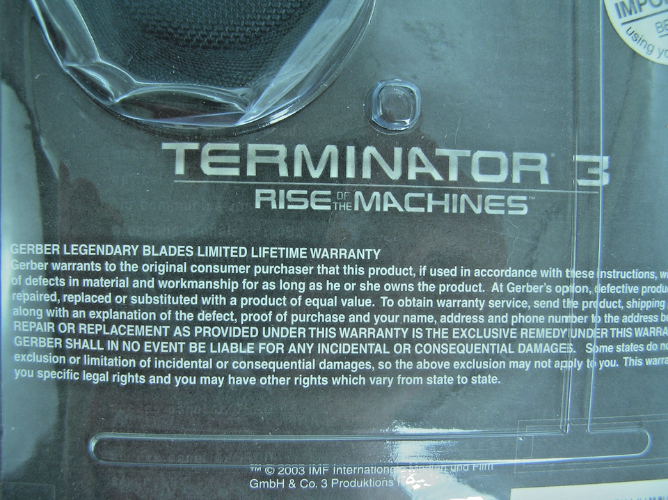 Rare Gerber MP400 T3 TERMINATOR 3 Limited Edition Multi Tool Plier ...