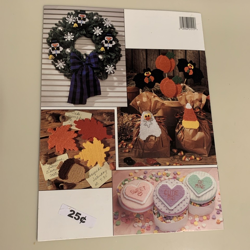 Vintage Plastic Canvas Patterns, Holiday Garlands by Sandy and Honey ...