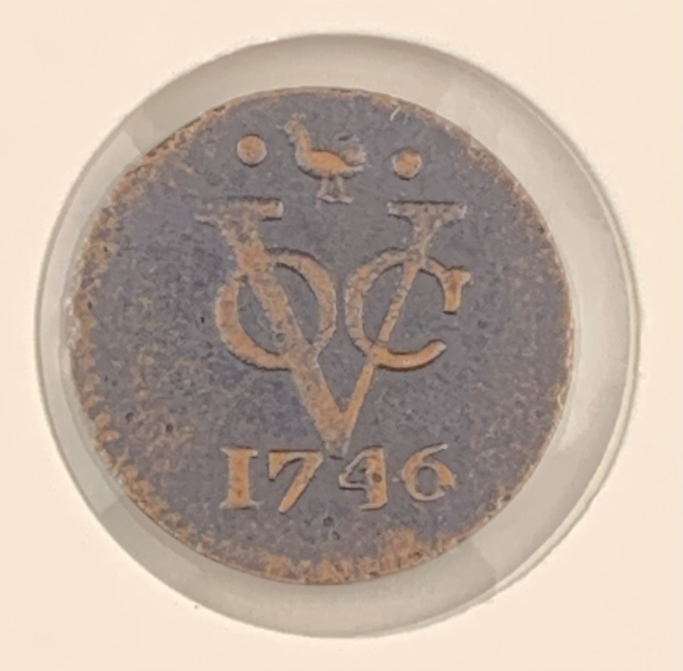 1746 Dutch Netherlands Colonial VOC Duit West Friesland New York Penny ...