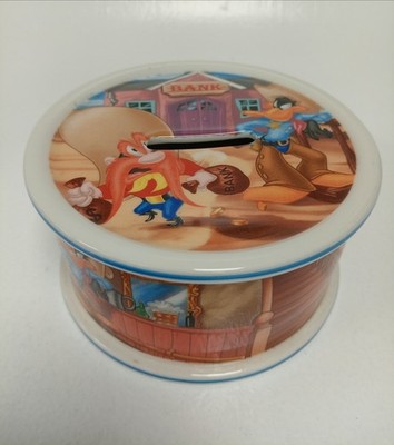 Looney Tunes Wedgwood Ceramic Money Box Bugs Bunny Daffy Duck Yosemite ...