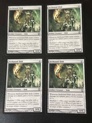 Arcbound Slith X4 Darksteel Ex Condition See Pics Front Back | eBay