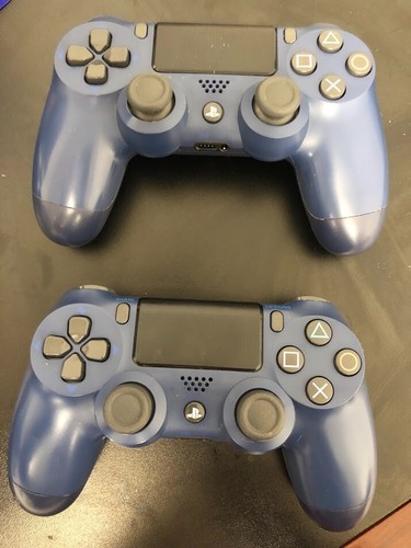 Sony Playstation DualShock 4 Wireless PS4 Controller Midnight Blue LOT ...