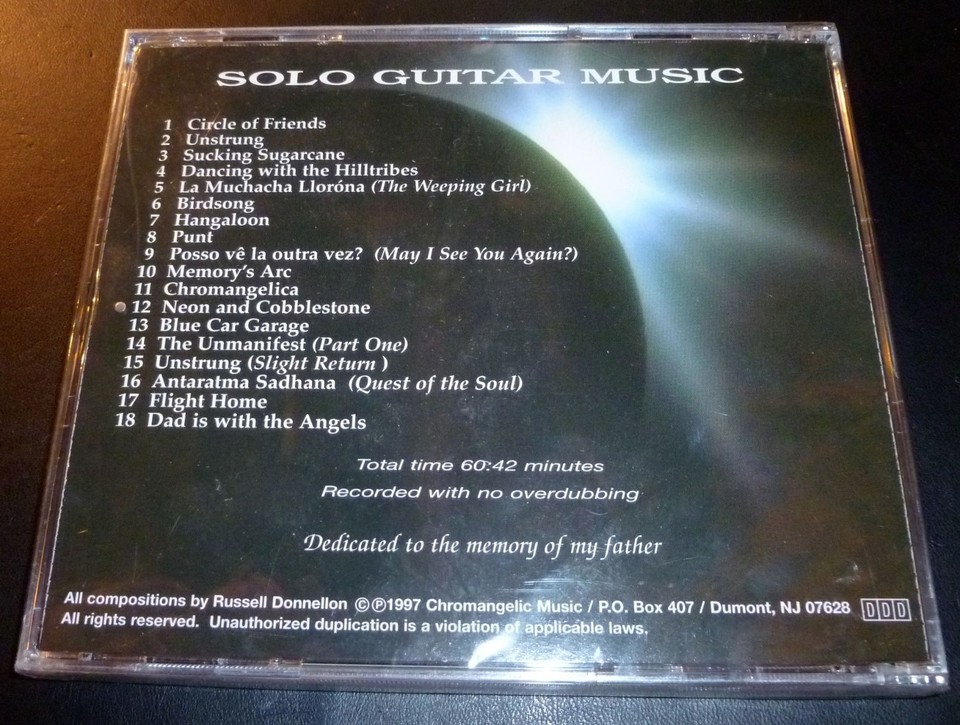 New! RUSSELL DONNELLON "Chromangelica" (CD 1997) 18-Tracks ***SEALED ...