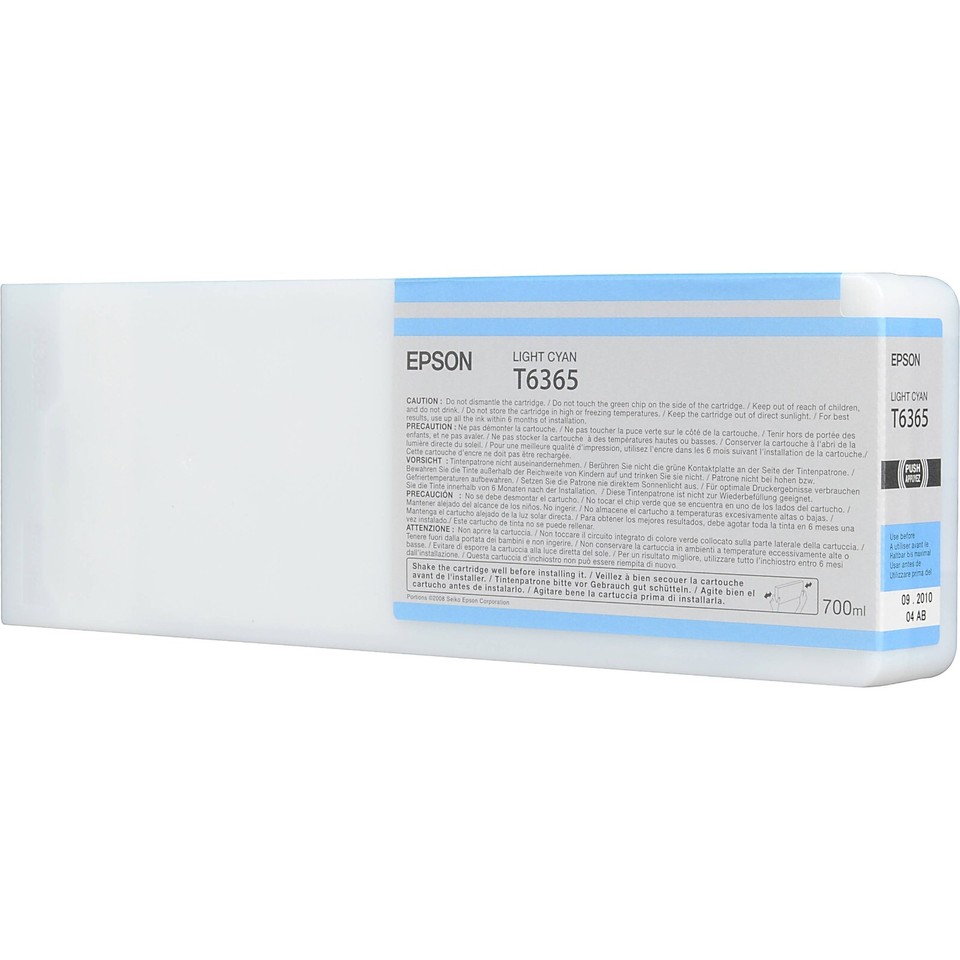 Genuine Epson T6365 Light Cyan Ink Cartridge for Stylus Pro 9890 9900 ...