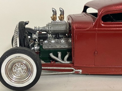 Supercharged Resin Flathead Engine for 1/24 and 1/25 Scale Model Cars ...