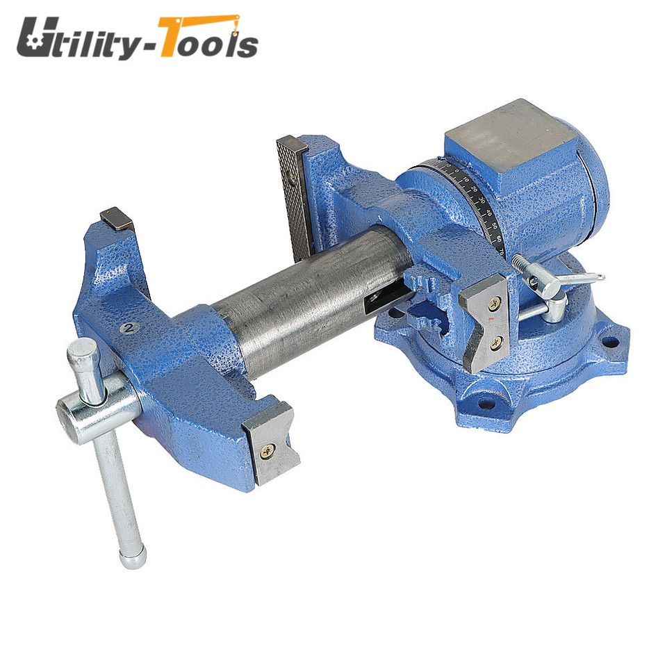 4Inch Multipurpose Vise Bench Vise Heavy Duty Multi-Jaw Vise 360-Degree ...