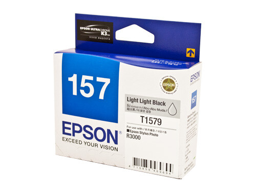 Epson 157 UltraChrome K3 Light Light Black Ink Cartridge C13T157990 For ...