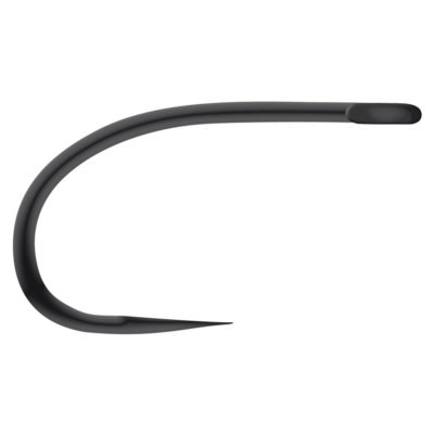 AHREX FW517 HOOK - Barbless Dry Fly Hooks Curved Mini Midge Black - 24 ...