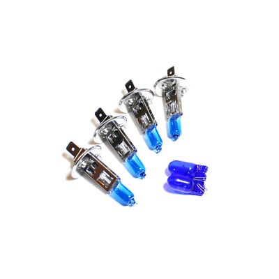 Peugeot 306 55w ICE Blue Xenon HID High/Low/Side Headlight Bulbs Set ...