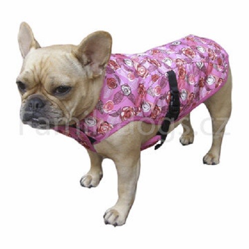 Aqua Coolkeeper Cooling Dog Jacket coat Blue or pink Heat Stress Travel ...