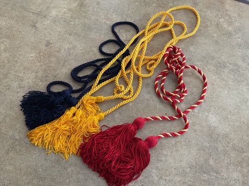 Graduation Honor Cords Red , Gold and Blue- lot of 4 Cords | eBay
