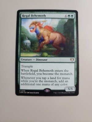 MTG Regal Behemoth Commander Masters 0316 Regular Rare | eBay