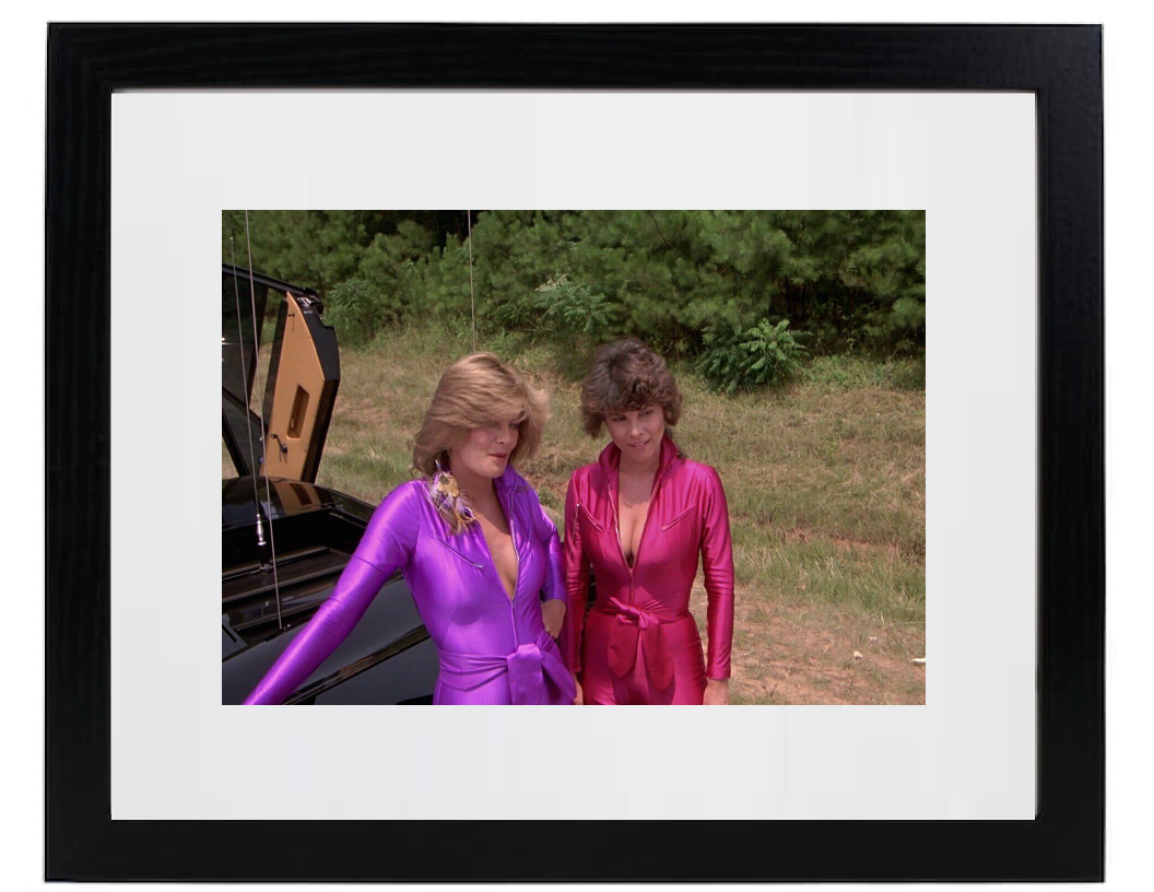 ADRIENNE BARBEAU TARA BUCKMAN The CANNONBALL RUN Matted & Framed ...