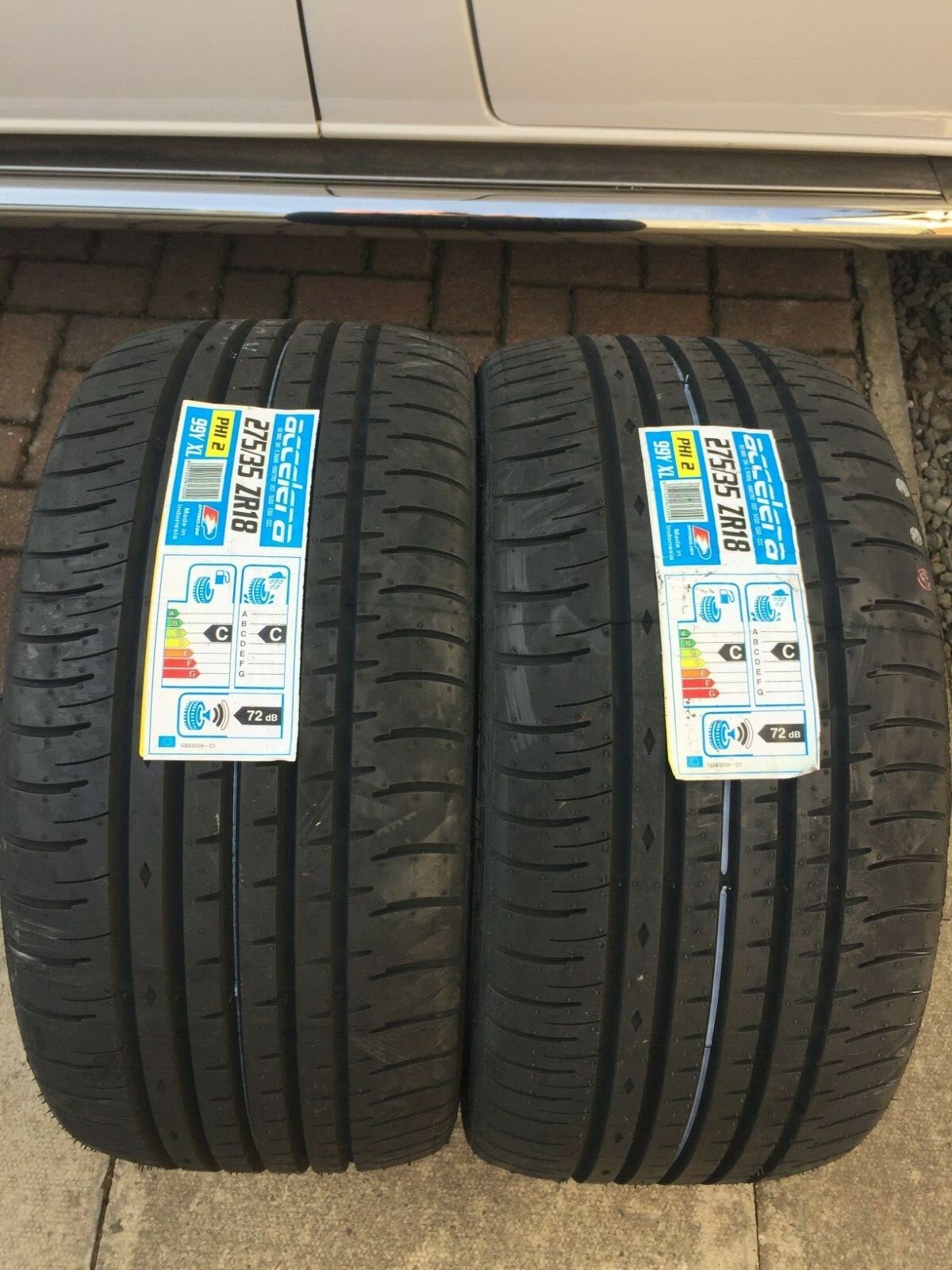 2 X 275/35ZR18 99Y XL ACCELERA TYRES 275 35 18 EXTRA LOAD 275/35R18 ...