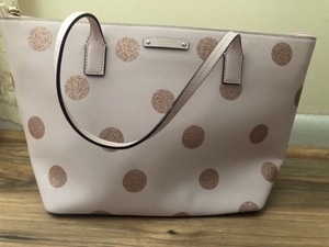 Kate Spade Pink Purse With Glitter Polka Dotstaff | semashow.com