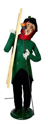 Vintage 1993 Byers Choice Christmas Carol Caroler Victorian Lamplighter ...