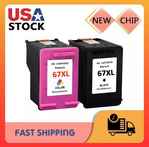 67xl Ink Cartridges for HP Ink 67 XL For deskjet 2700 Envy 6000 6055 ...