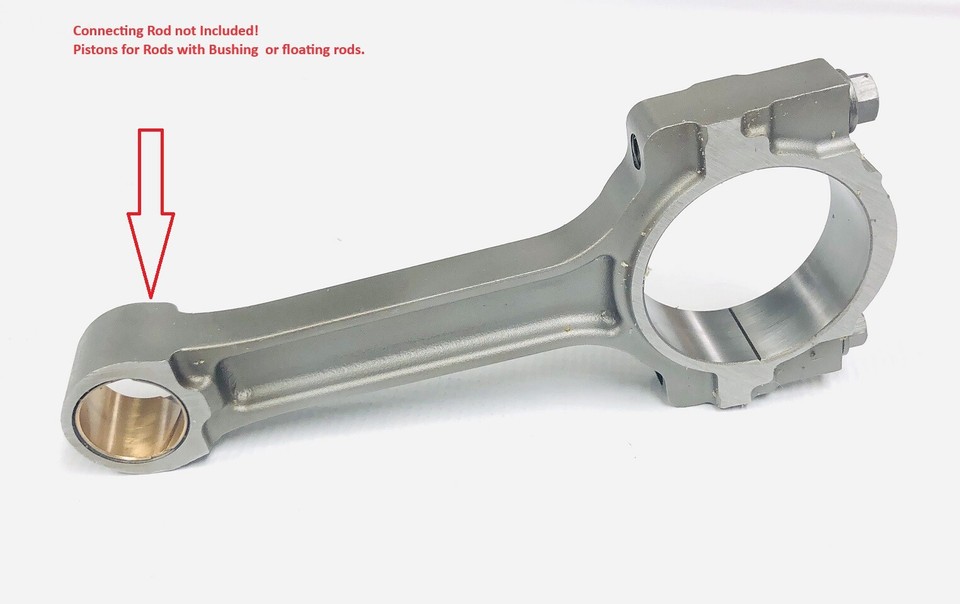 Flat Top Pistons & Ring set for 2002-08 GM Chevrolet 6.0L LQ9 LS2 for ...