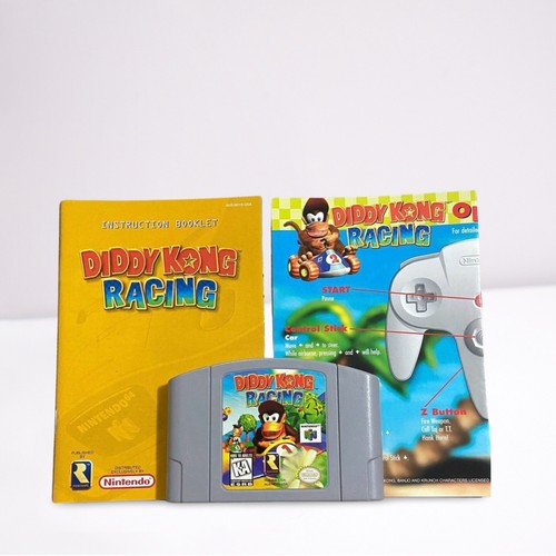 Diddy Kong Racing (Nintendo 64, 1997) N64 With Manual + Insert | eBay