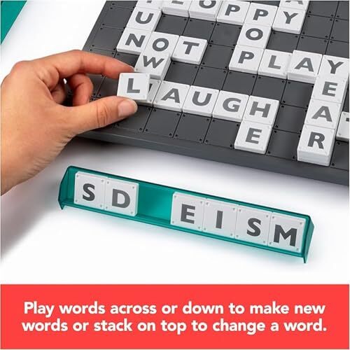 Upwords The Game of Quick Stacking & Word Hacking with Stackable Letter ...