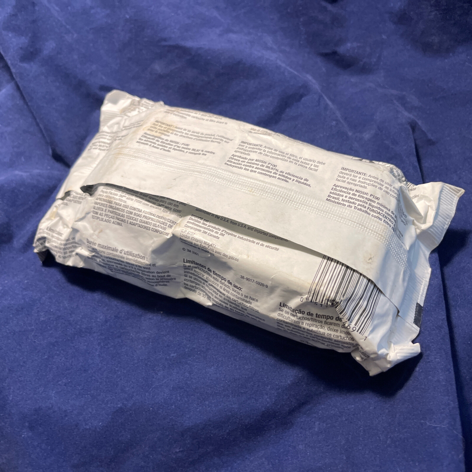 3M 60925 Formaldehyde Organic Vapor Cartridge - Case of 60 for sale ...