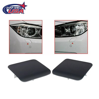 Headlight Washer Nozzle Cover Cap Left Right Side for BMW F30 320i 335i ...