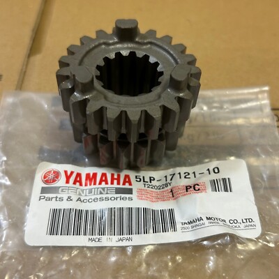 【NEW】Yamaha Genuine 2002-2005 RAPTOR GEAR 2ND PINION (18/21T) 5LP-17121 ...