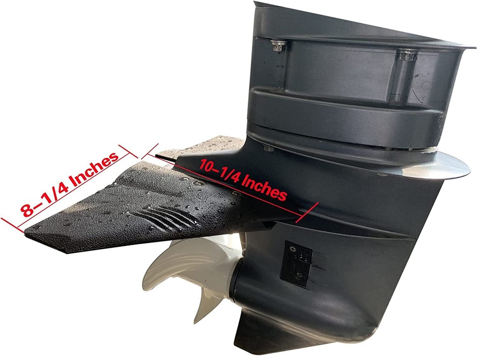 DUAL FIN HYDROFOIL PERFORMANCE STABILIZER FOR BOATS OUTBOARD MOTOR up ...