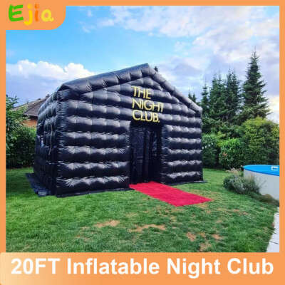 US 20FT Black Portable Inflatable Night Club Disco Mobile Inflatable ...