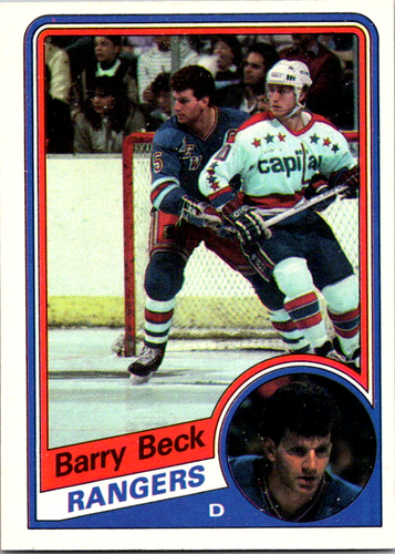 Barry Beck 1984 Topps #105 New York Rangers | eBay
