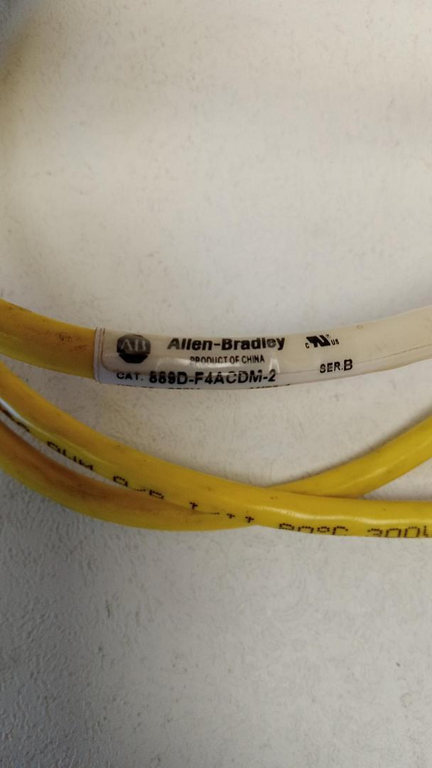 Lot of 3 Allen-Bradley 889D-F4ACDM-2 2M Cables GH508 | eBay