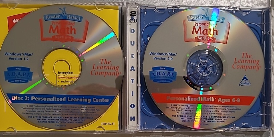 Reader Rabbit Personalized Math: Age 6-9 CD Rom Win/Mac ( 1999, The Learning Co) | eBay