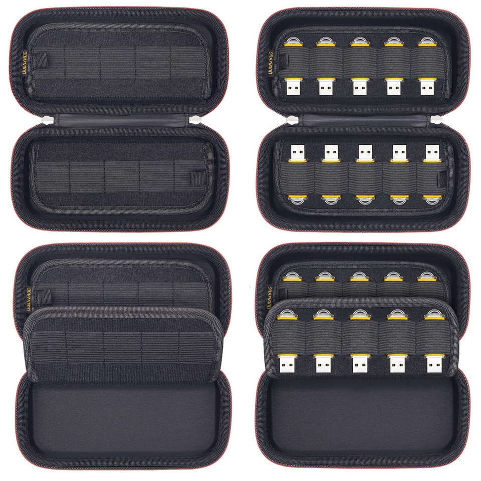 USB Drive Case Organizer Fits 20 Flash Thumb Drives USB Sticks Holder ...