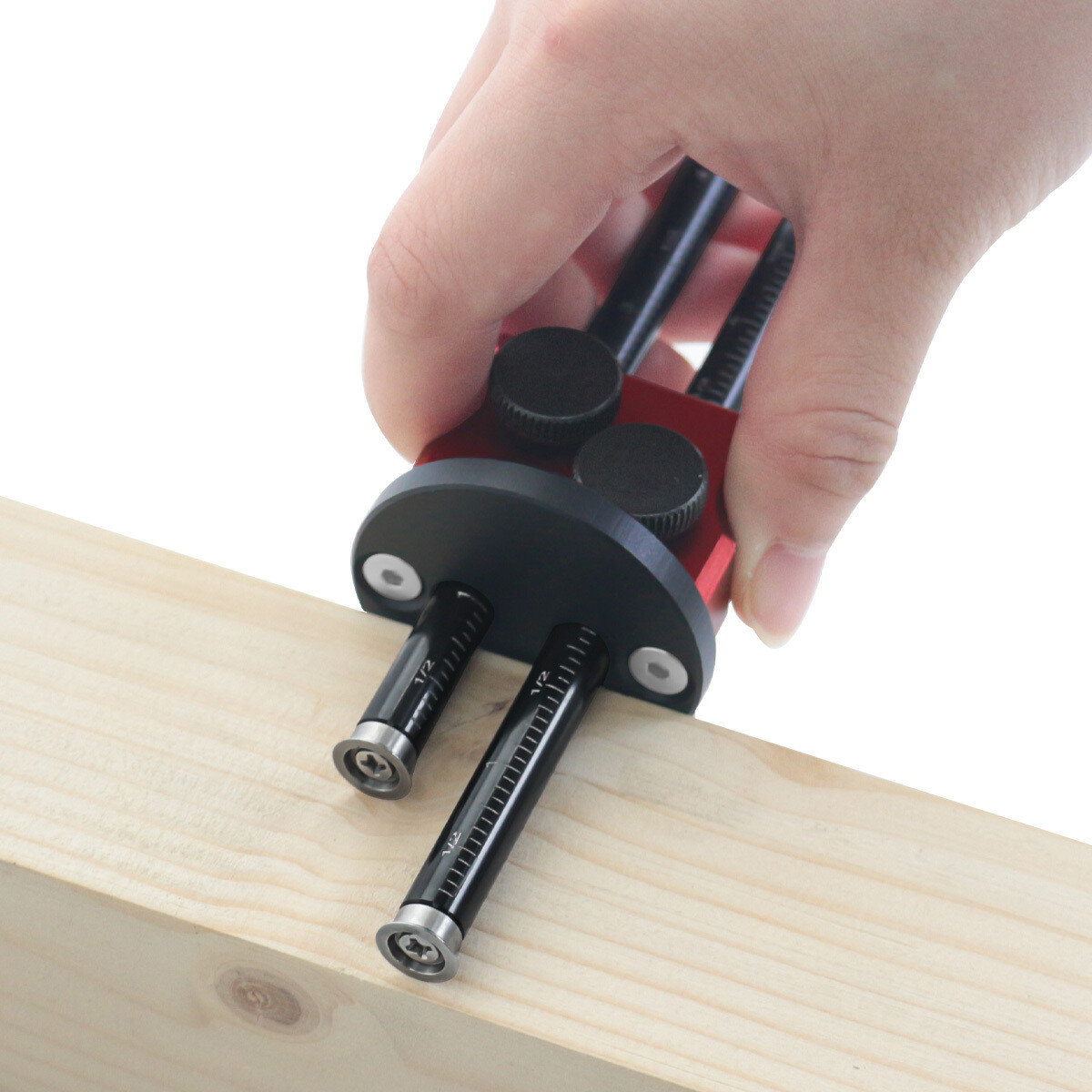 Double Head Wheel Marking Gauge Parallel Line Drawing Tool Woodworking ...