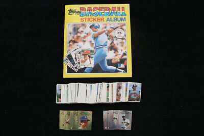 1981 TOPPS BASEBALL STICKERS COMPLETE SET 1-262 W/FOILS AND ALBUM - NM ...