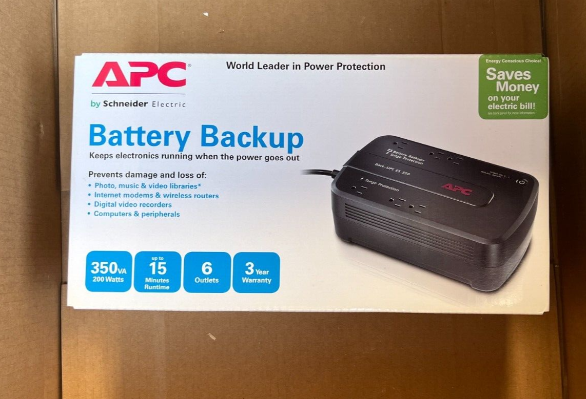 APC Back-UPS 350 (BE350G) UPS System for sale online | eBay