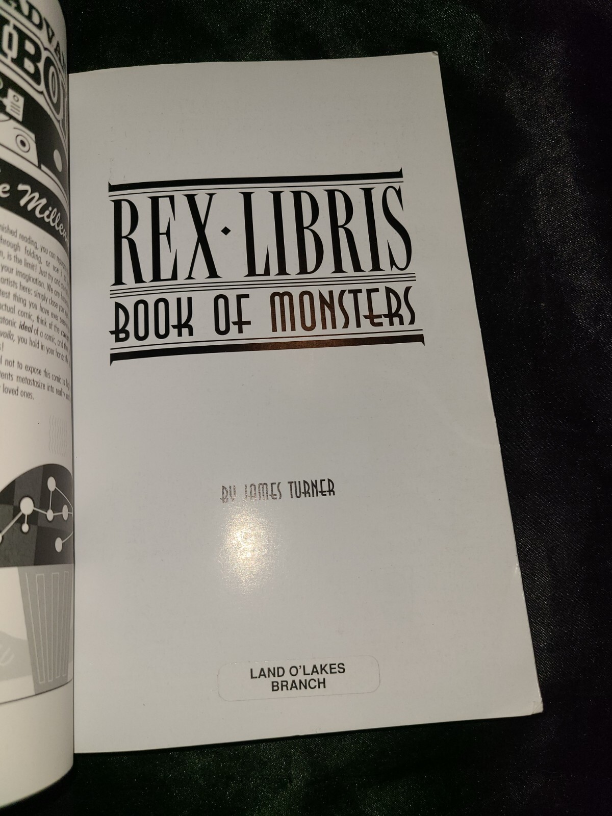 Rex Libris Volume 2: Book Of Monsters - Paperback By Turner, James ...