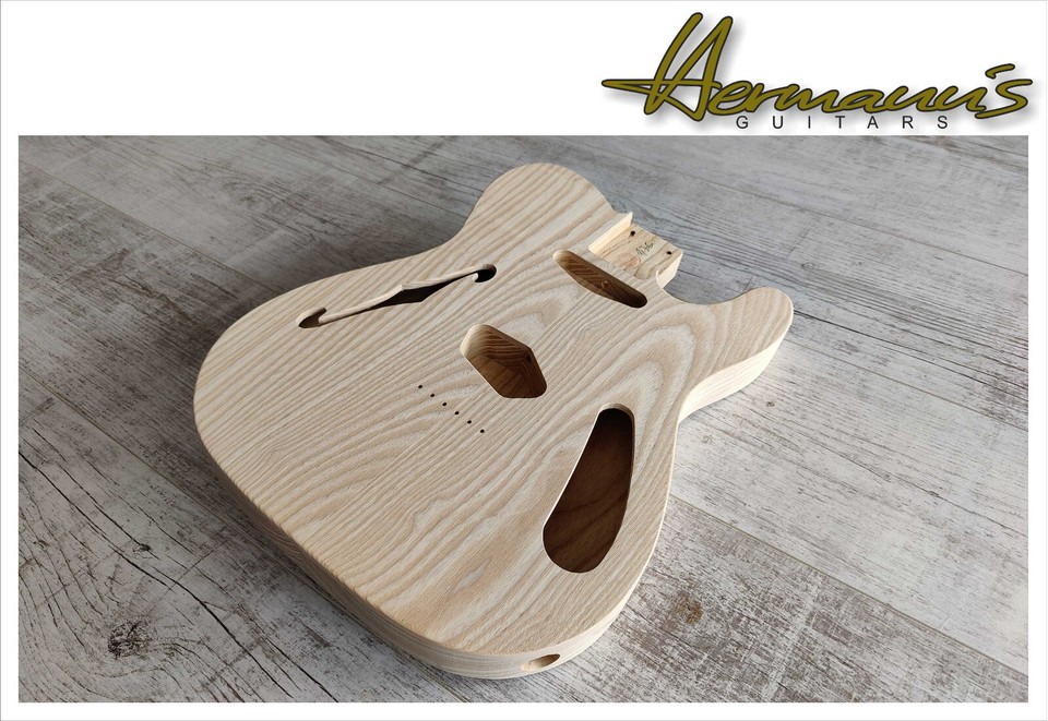 Thinline Tele Roasted Swamp Ash Body, 2-Piece, Unfinished, Weight Only ...