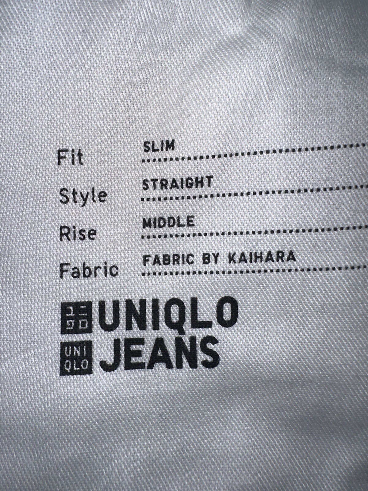 Uniqlo Japanese Selvedge Denim Jeans Slim Straight Fi… - Gem