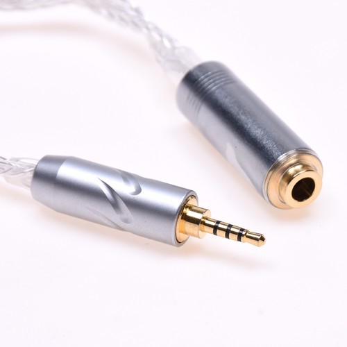 TRRS 2.5mm Male to 4.4mm Female Balanced Audio Adapter 16 Cores Cable ...